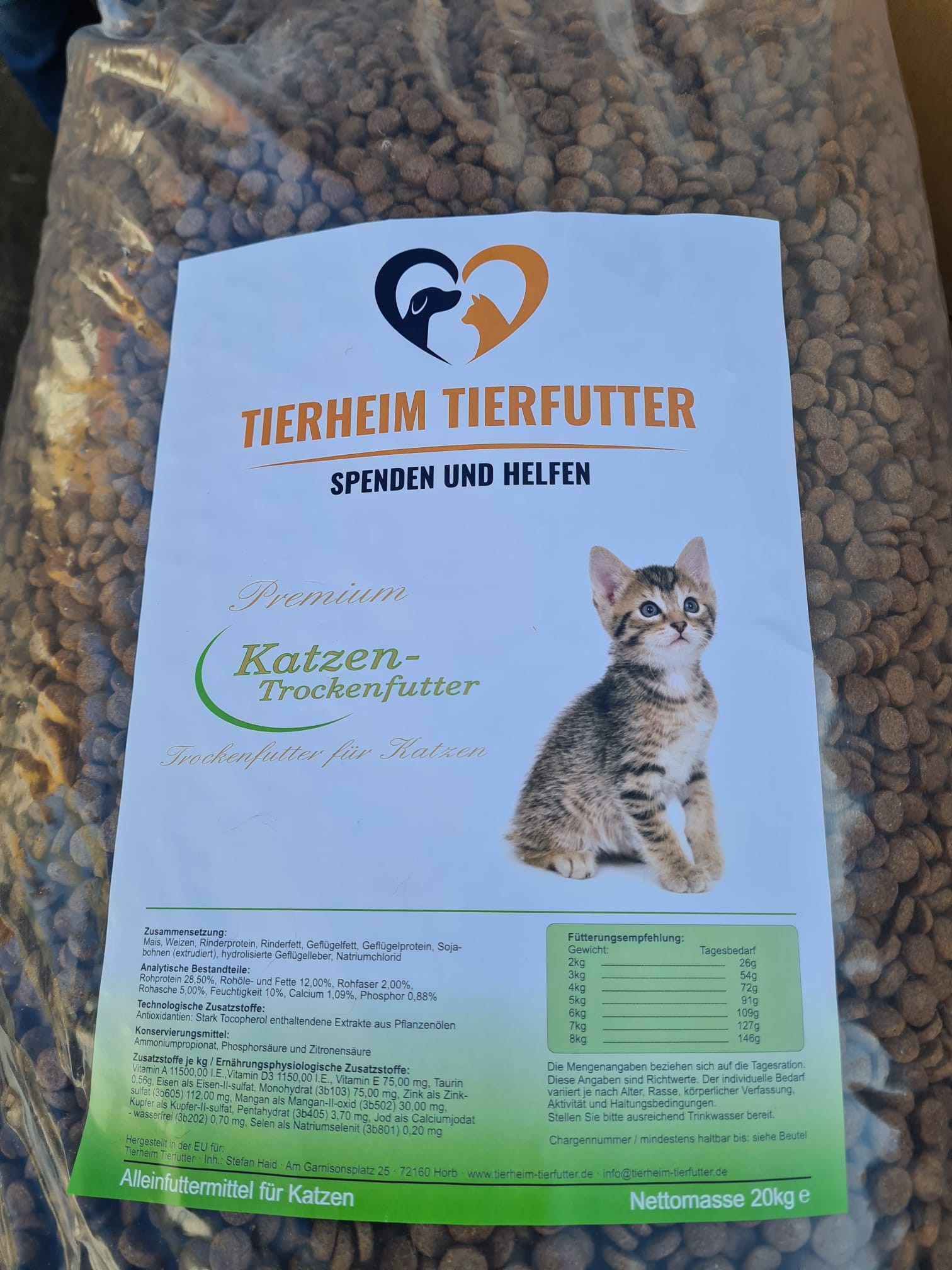 Tierheim Tierfutter - Spenden und helfen